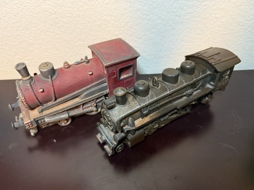 Vintage Locomotive Train Replica 1905 Steam Engine Decor - Lot Of Two ...