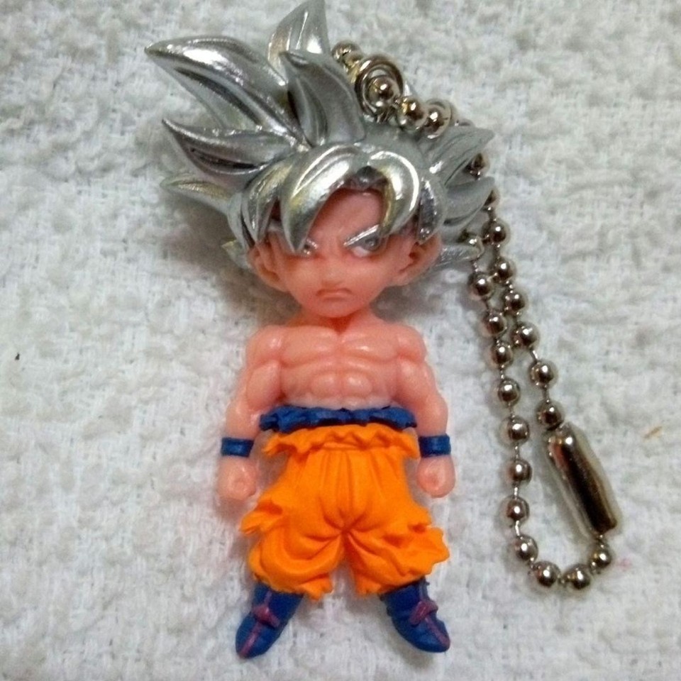 Dragon Ball UDM Goku Ultra Instinct Keychain Figure MINT Rare | eBay