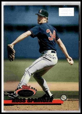 1993 Stadium Club #736 Russ Springer First Day Production | eBay