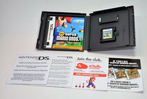 New Super Mario Bros game Nintendo DS / DS Lite / DSi w box graphics ...