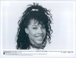 1987 Actress Kimberly Russell in Head of The Class 1980s TV Show Press ...