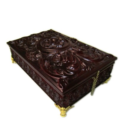 Reliquary Box Orthodox Christian Carved Wooden Handcarved 11.81" | eBay