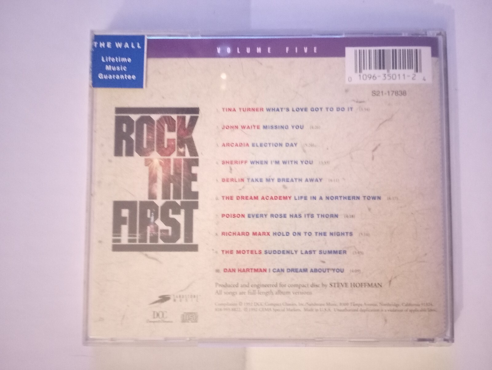 Rock the First, Vol. 5 by Various Artists (CD, Feb-1992, Sandstone) for ...