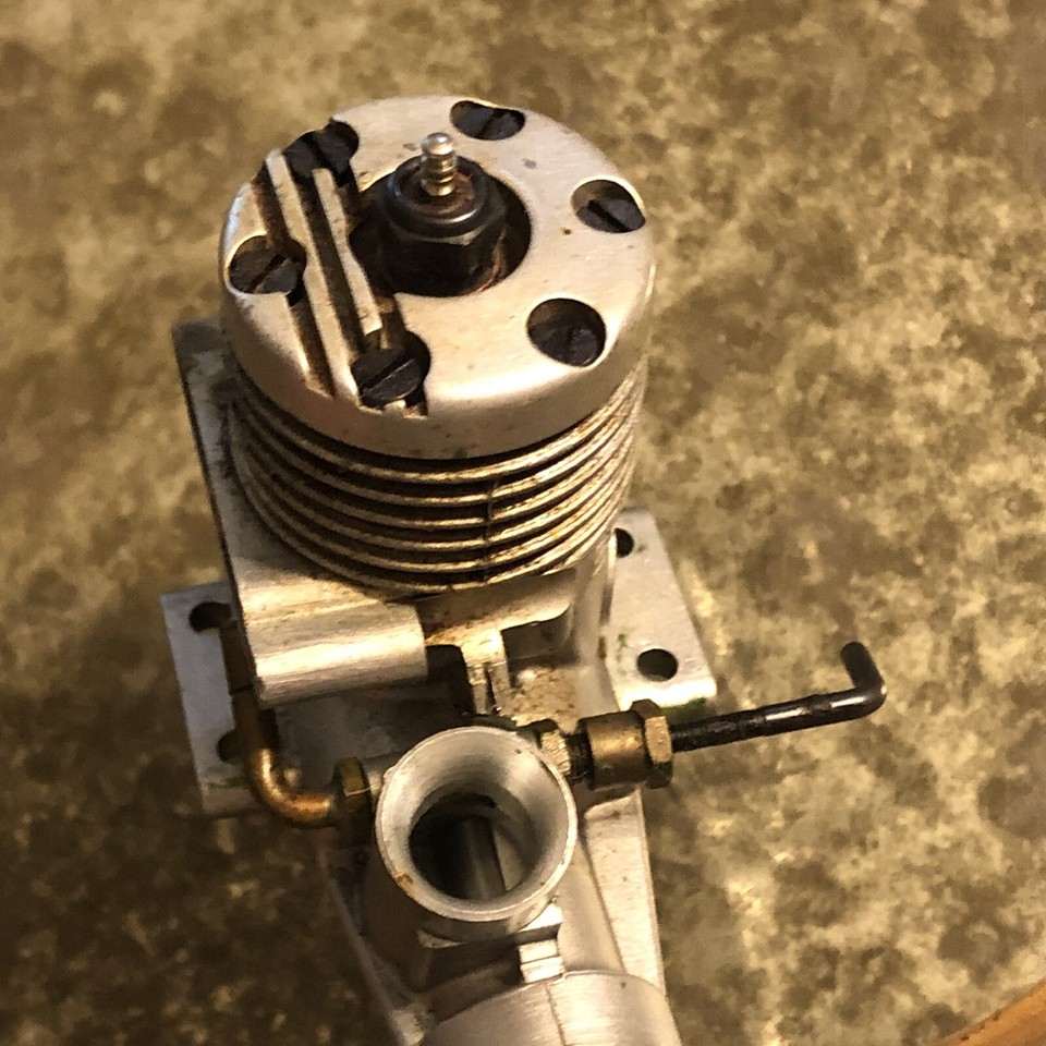 Vintage Super Tigre G 19 RC Control Line Engine original box with ...