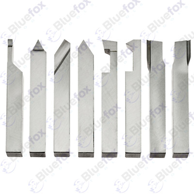 3/8" HSS Lathe Form Tools Set Of 8 Pieces Square Shank Lathe Pre Formed ...