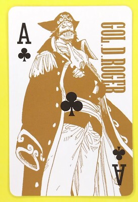 GOLD ROGER One Piece Limited Film Gold Playing Card Anime Japanese Club ...