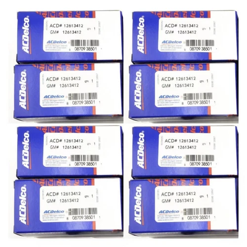 Set of 8 Delphi Fuel Injectors OEM 12613412 for Chevrolet Sierra ...