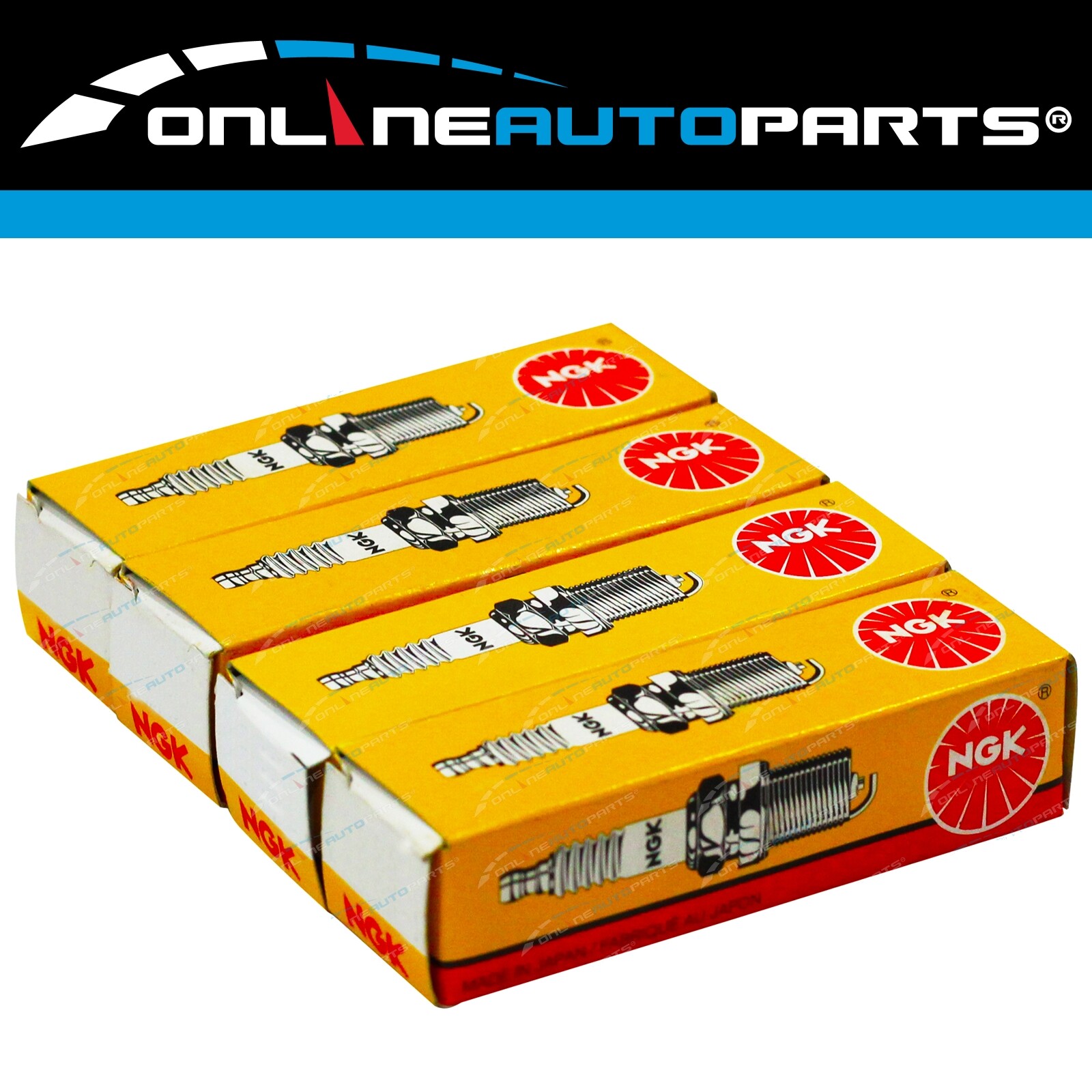 Set of 4 NGK Spark Plugs 4cyl for Triumph TR7 2.0L 1978 1980~1981 ...