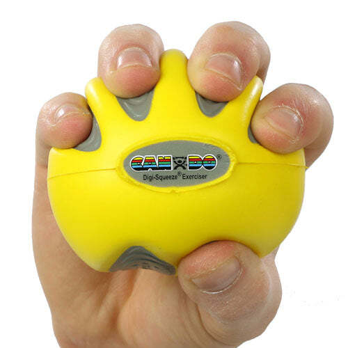 CanDo Digi-Squeeze Hand Exer Yellow Med Size X-Lt Strngth | eBay