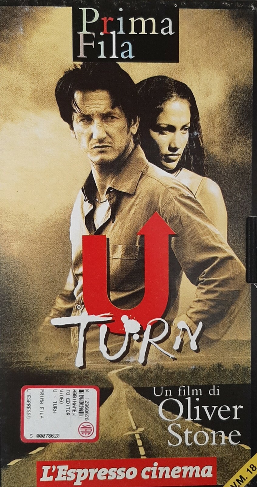 U-Turn 1998 VHS di Oliver Stone con S.Penn e J.Lopez | eBay
