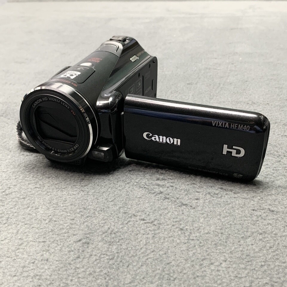 Canon VIXIA HF M40 Full HD 1080p AVCHD 16GB Flash Camcorder 10x Tested ...