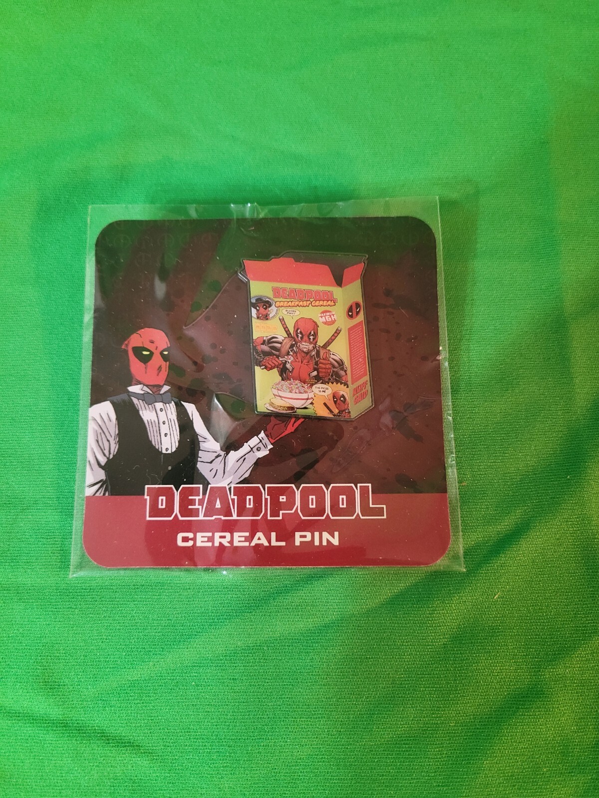 "Breakfast Cereal" Deadpool Club Merc Loot Crate Exclusive Pin NEW 2.5 ...
