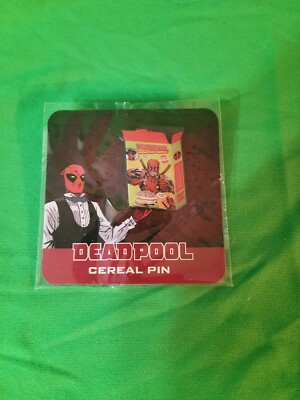 "Breakfast Cereal" Deadpool Club Merc Loot Crate Exclusive Pin NEW 2.5 ...