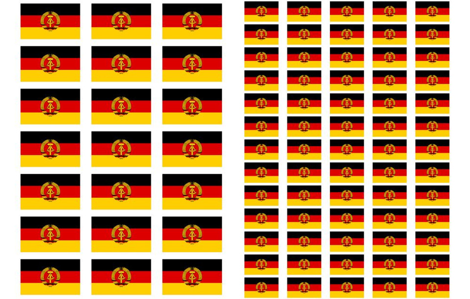 Germany Flag Stickers rectangular 21 or 65 per sheet | eBay