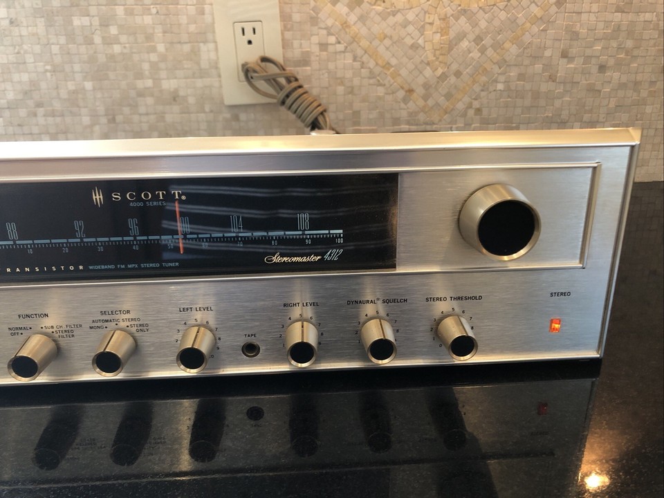 Scott Stereomaster 4312 4000 Series Transistor FM MPX Stereo Receiver ...