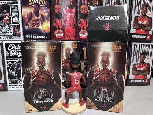 Houston Rockets NBA SGA Bobblehead Clint Capela Basketball Number 15 ...