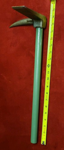 PARATECH Halligan Forged Tool Head With Metal Pipe Handle. Used 01738 ...