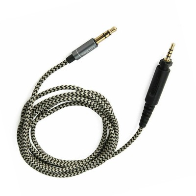 120cm Audio Nylon Cable Cord For Shure SRH840 SRH940 SRH440 SRH750DJ ...