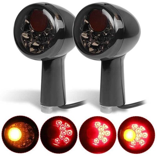 Rear Turn Signals Indicators LED Lights For Harley Sportster 883 Iron ...