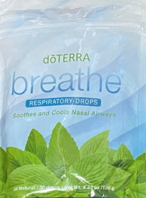 doTERRA Breathe Respiratory Drops Throat Drops (Helps Breathing) -30 Ct ...