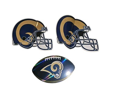 ST LOUIS/ LA RAMS NFL Football Stickers Helmet FOOTBALL Design AA ...