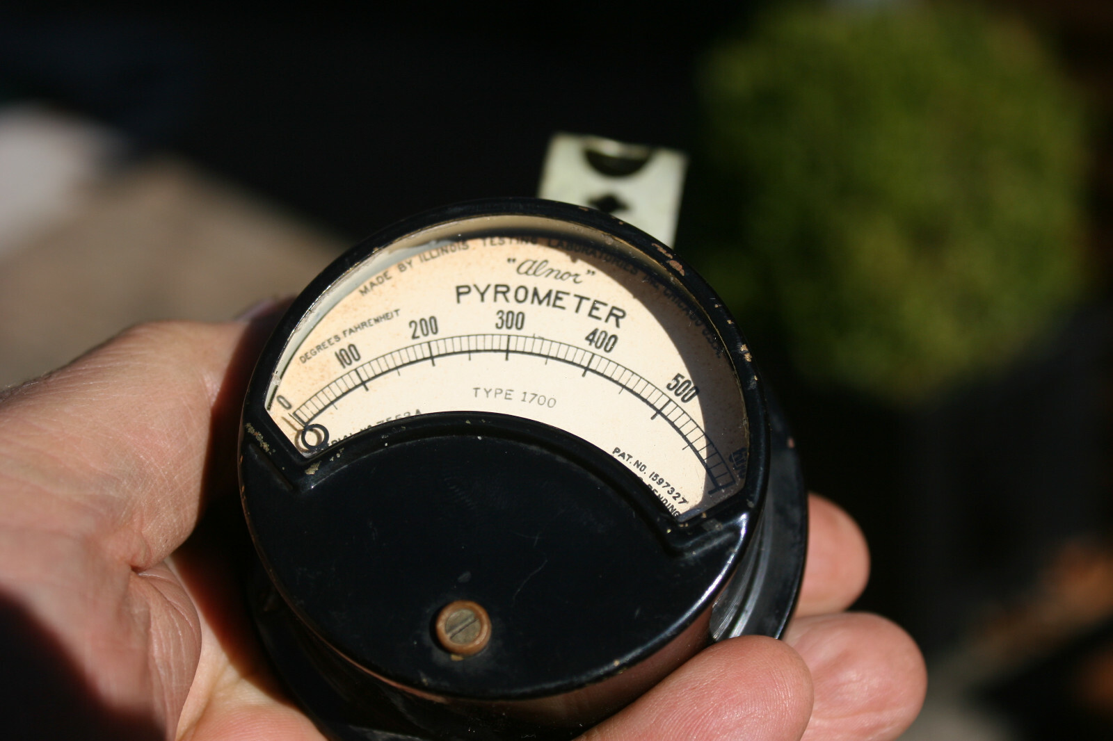 Alnor Vintage Pyrometer Gauge - Illinois Testing Equipment - Model 1700 ...
