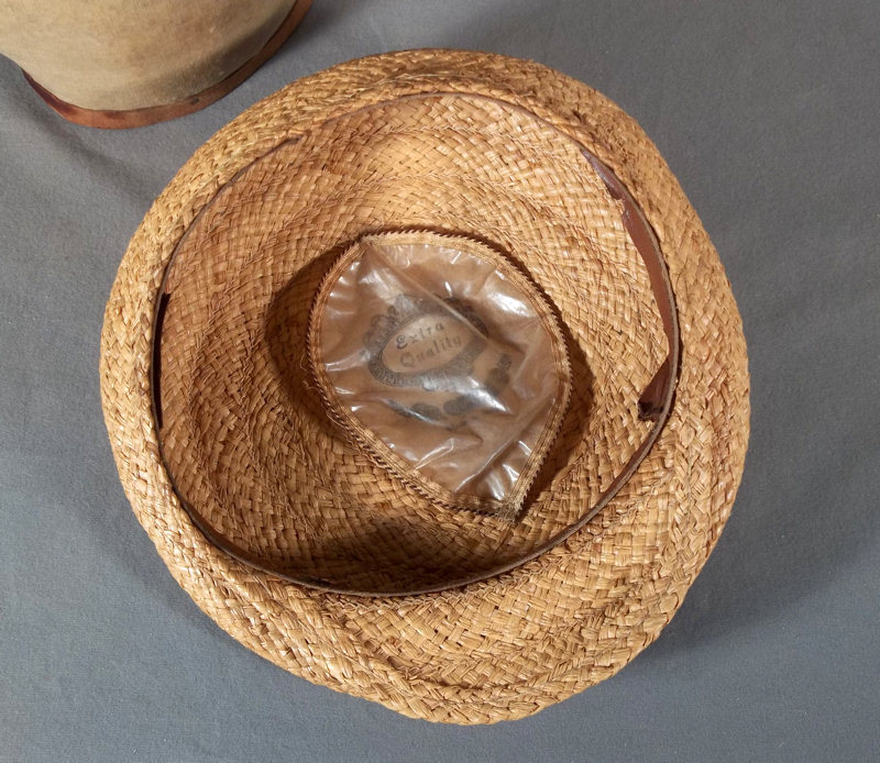 Authentic c.1900 Antique Men’s Straw Golf Cap Vintage Hat | eBay
