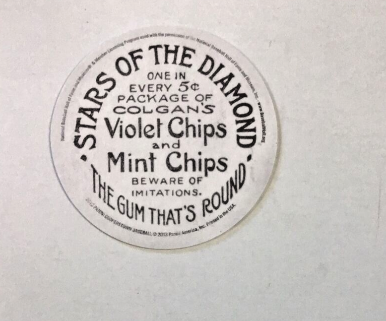 2013 Panini Cooperstown Colgan's Chips Sam Rice Washington Senators | eBay