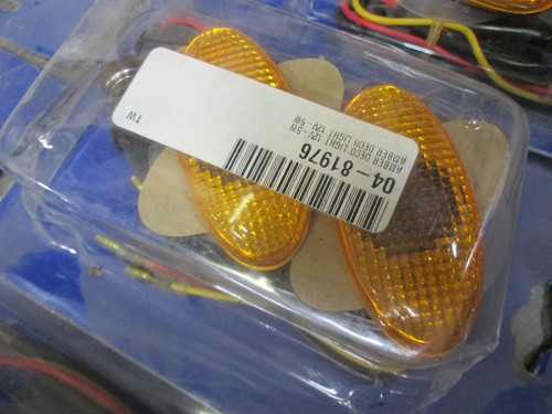 EMGO SIGNAL LIGHT SET LOT - (GETS 6 PAIRS) CATEYE AMBER - LED LARGE | eBay