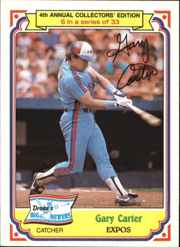 1984 Drake's #6 Gary Carter - NM-MT | eBay