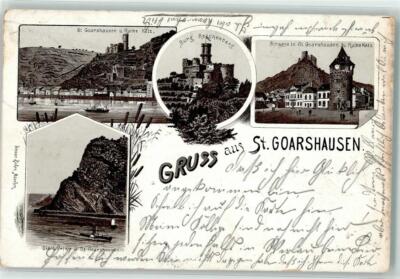 13501917 - 5422 St. Goarshausen Vorlaeufer Ruine Katz Burg Reichenberg ...