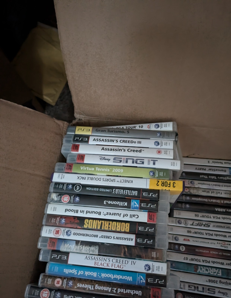 MIXED 10x Playstation 3 PS3 Video Game Bundle RANDOM Joblot Region 2 ...