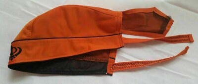 Sikh punjabi turban patka pathka khanda bandana head wrap orange colour ...