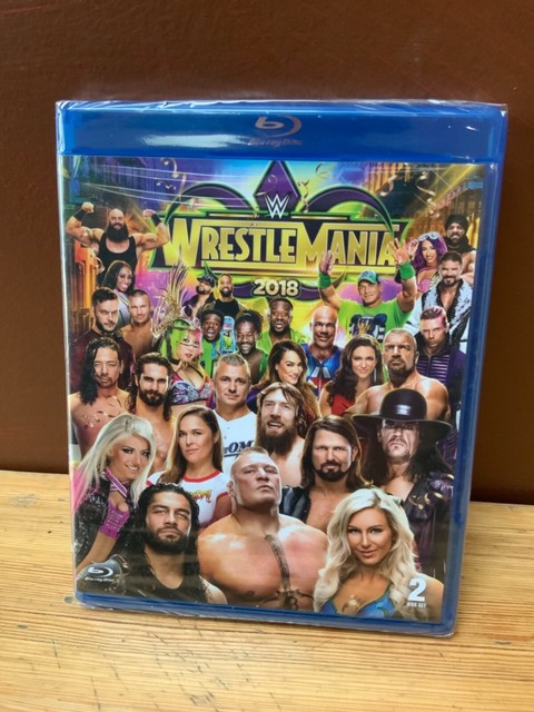 2018 WWE Wrestlemania 34 2 Disc Blu Ray DVD Set 500 Minutes EUC for ...