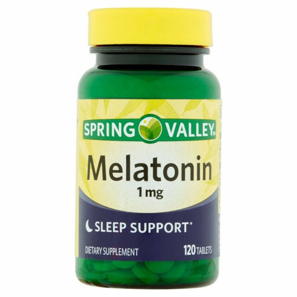 Spring Valley Melatonin 1 MG 120 Tablets Sleep Support for sale online ...