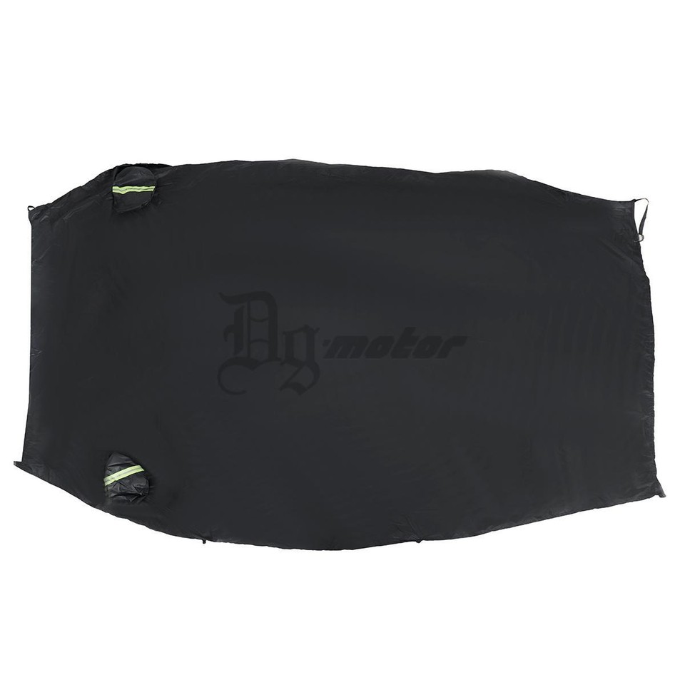 190T Top Roof Sun UV/Rain Protector Half Car Cover Waterproof Outdoor ...