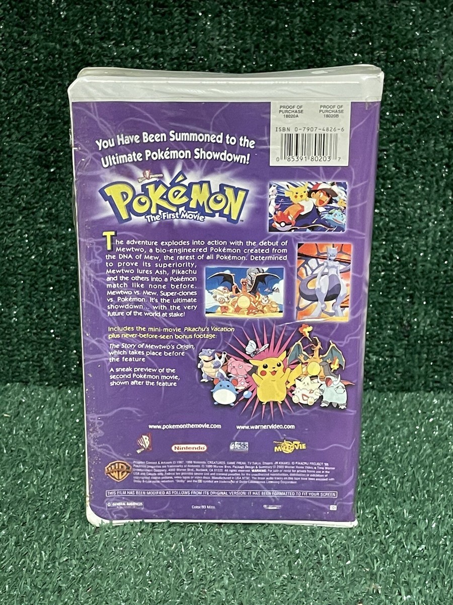 Pokemon Den Første Filmen Vhs Pokemon The First Movie (VHS/SH, 2000)