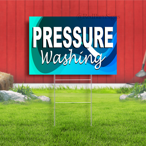 Pressure Washing Indoor Outdoor Yard Sign | eBay