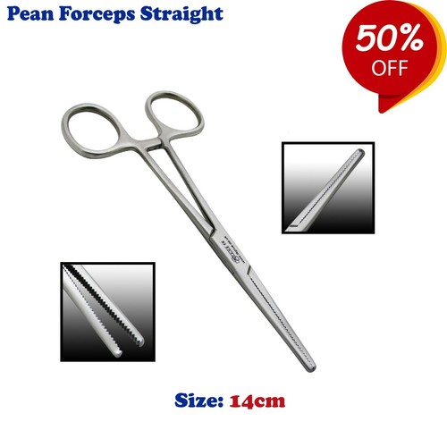 SURGICAL HEMOSTATS HAEMOSTATIC SURGERY LOCKING FORCEPS PEAN STRAIGHT CM.14 | eBay