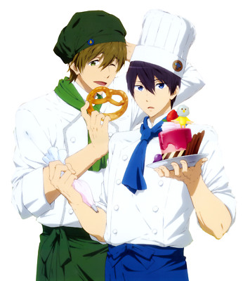 Haruka Nanase Makoto Yaoi Free! Weatherproof Anime Sticker 6" Car Decal ...