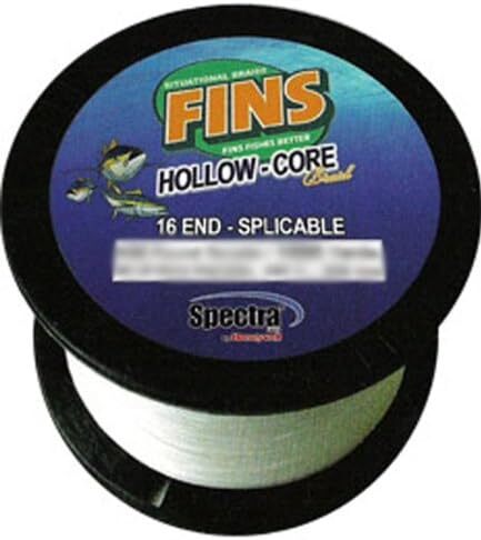 Fins Spectra Fishing Line Hollow Core White | eBay