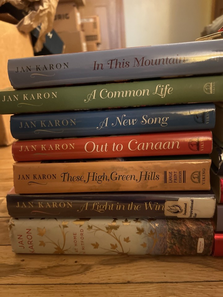 Jan Karon 15 Mitford Years Series HC books Complete Father Tim Snowmen ...