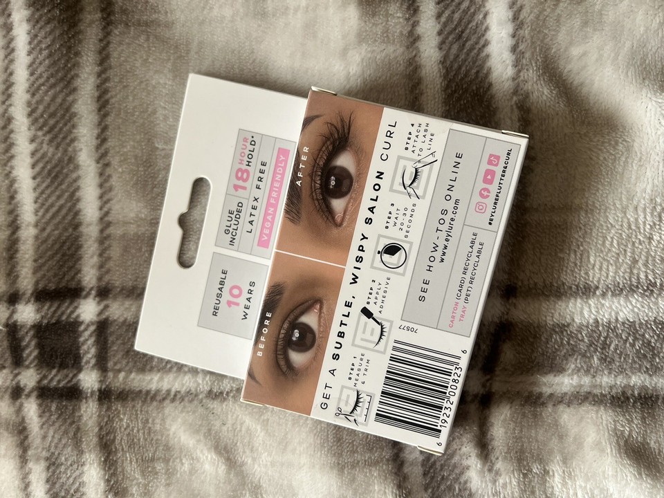 NEW NWB EYLURE LONDON FLUTTER & CURL BLOSSOM FAUX MINK EYE LASHES | eBay