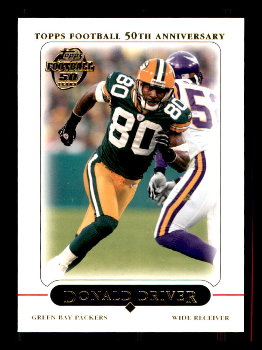 2005 FOOTBALL 2005 Topps Donald Driver Green Bay Packers #58 1 | eBay