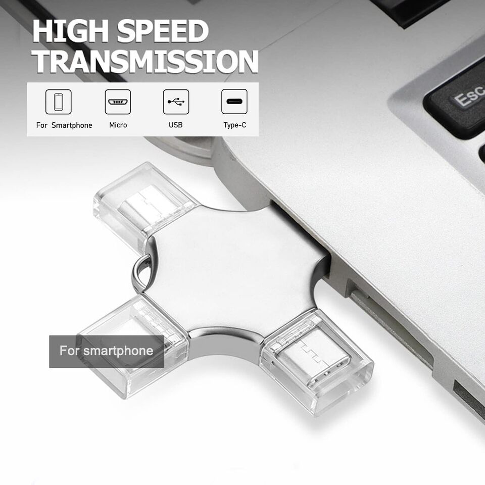 2T4in1 USB 3.0 Flash Drive Memory Photo Storage Stick Disk For Samsung ...