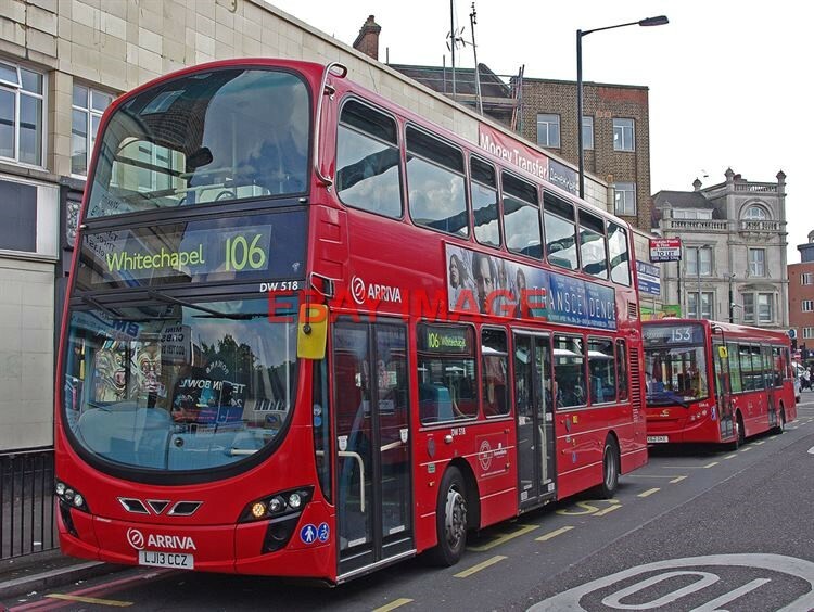 PHOTO ARRIVA LONDON WRIGHTBUS DB300 GEMINI 2 DL BUS DW518 (LJ13 CCZ ...
