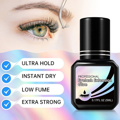 5ml Fast Drying Eyelash Extension Glue Strong Adhesive for Long Lasting ...