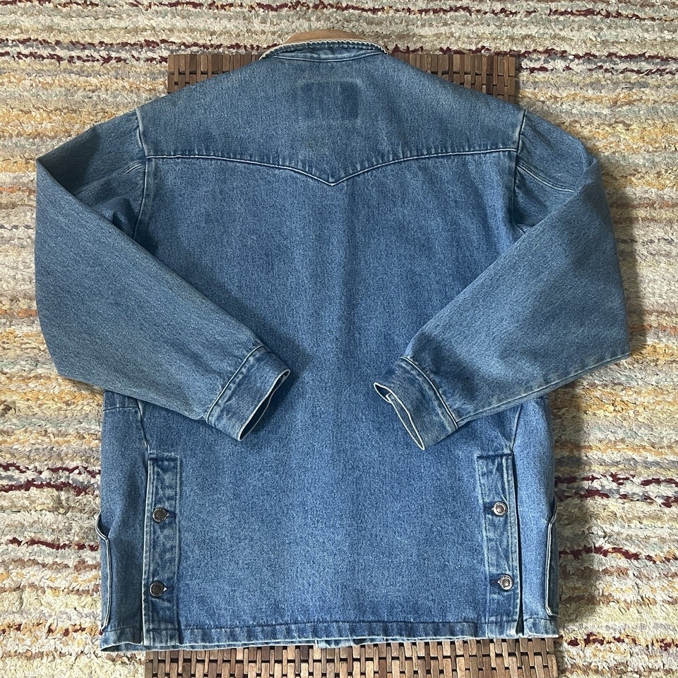 Schaefer Outfitter Blue Jean Denim Western Barn Chore Jacket Medium ...