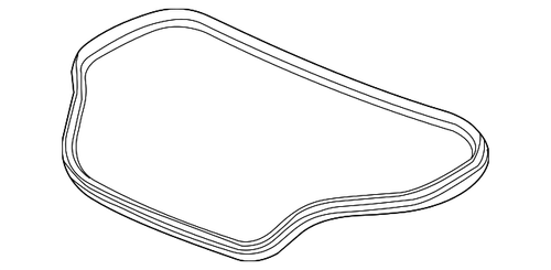 Genuine GM Rear Compartment Lid Weatherstrip 84126266 | eBay