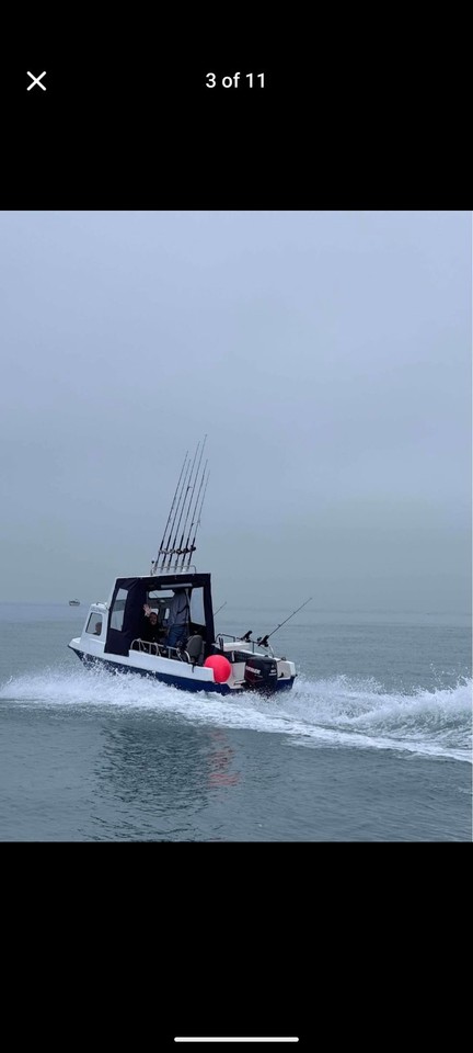 Pilot 520 Fast Fishing Boat And Trailer | eBay UK